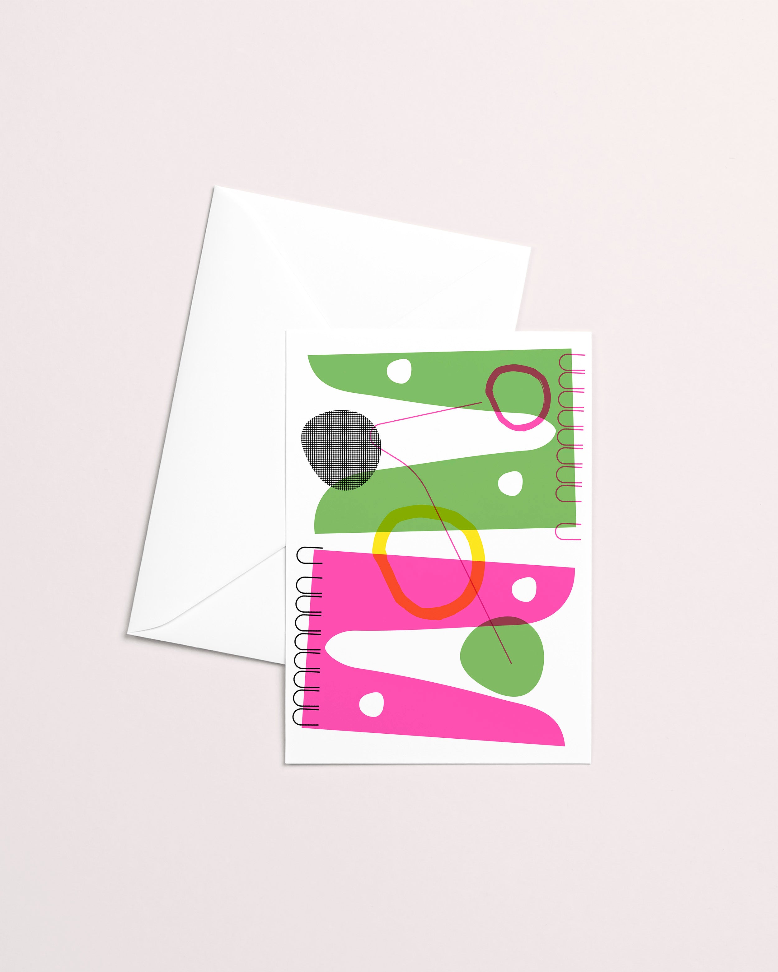 Drift Risograph Greeting Card – Mezzaluna Studio